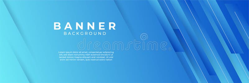 Modern Abstract Gradient Dark Navy Blue Banner Background Stock ...