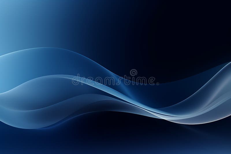 Modern Abstract Gradient Dark Navy Blue Banner Background Stock ...