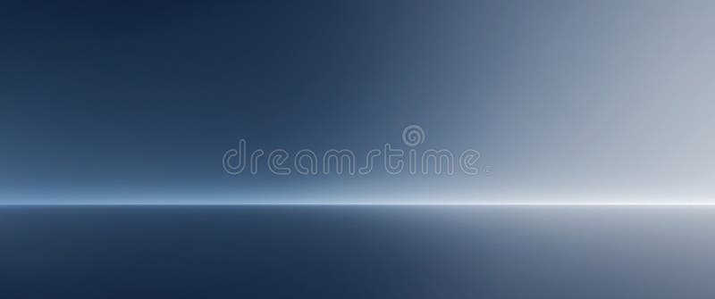 Modern Abstract Gradient Dark Navy Blue Banner Background. Stock Photo ...