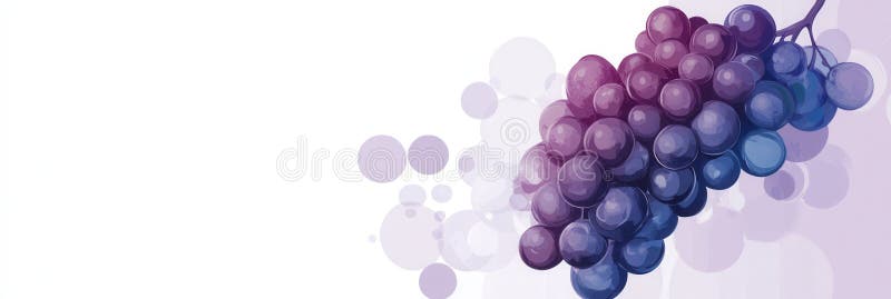 Modern Abstract Grape Bunch Logo Designed with Soft Purple Hues ...