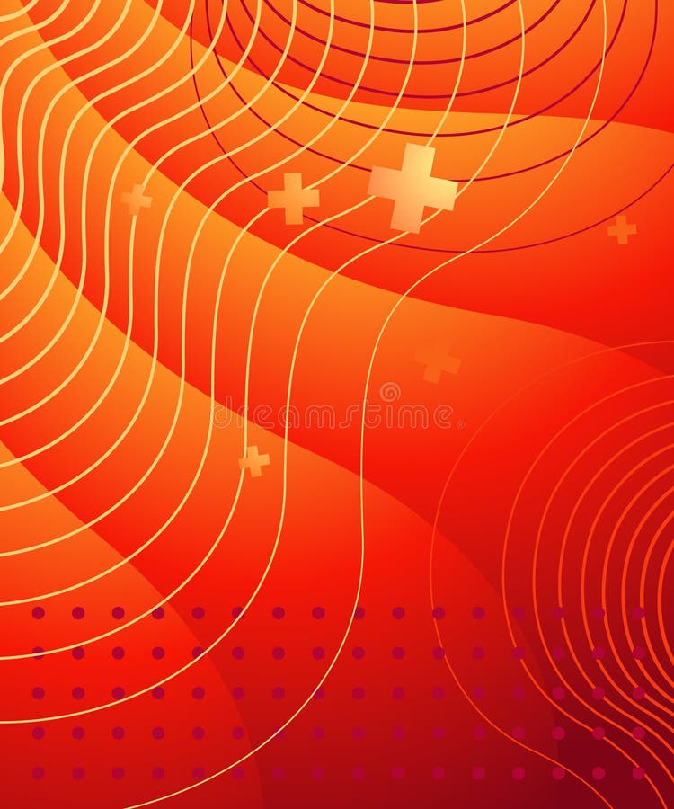 Modern Abstract Graphic Composition with Bright Color Stock Vector ...