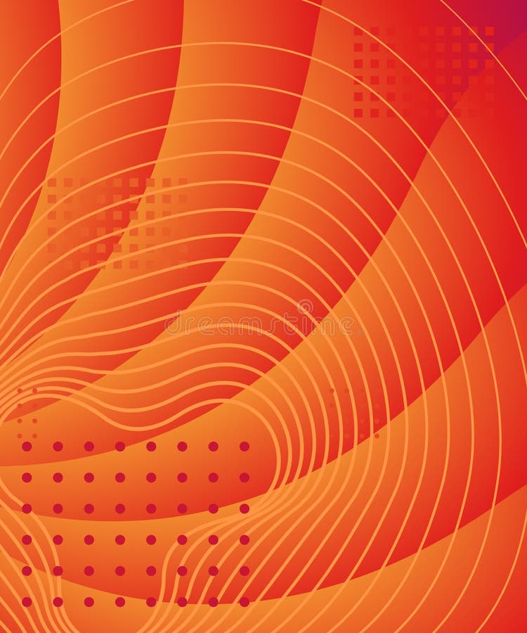 Modern Abstract Graphic Composition with Bright Color Stock Vector ...