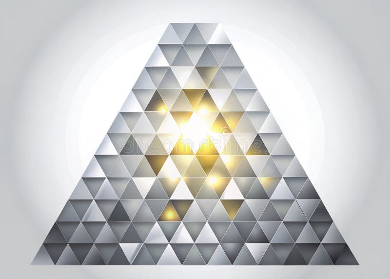 Modern Abstract Grey Triangle Pattern Wallpaper a Sophisticated ...