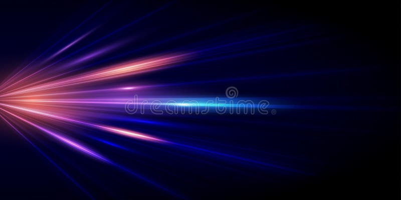 Modern Abstract High-speed Light Effect. Technology Futuristic Dynamic ...