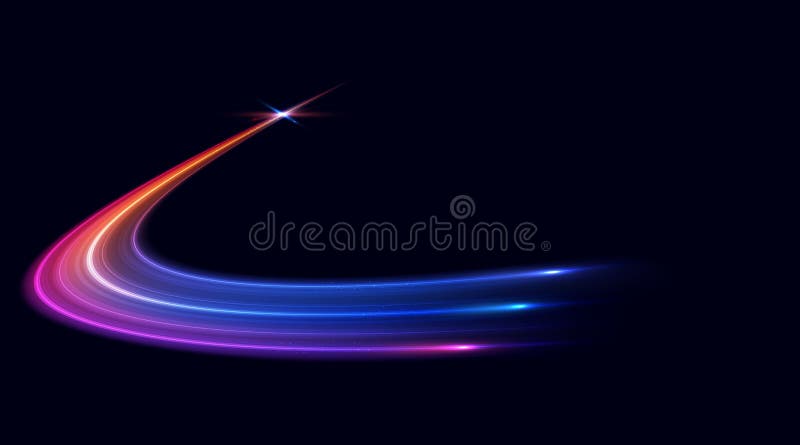 Modern Abstract High-speed Motion Effect. Futuristic Dynamic Motion ...