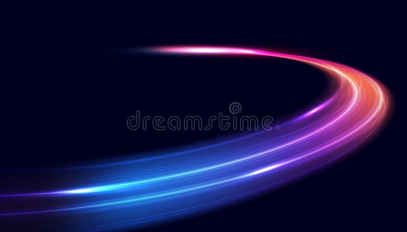 Modern Abstract High-speed Motion Effect. Futuristic Dynamic Motion ...