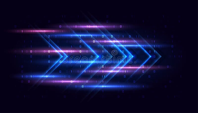 QR code with arrows stock vector. Illustration of computer - 23023210