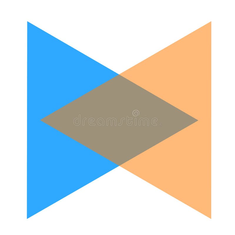 Modern Abstract Illustration with Triangles. Design Element. Geometric ...