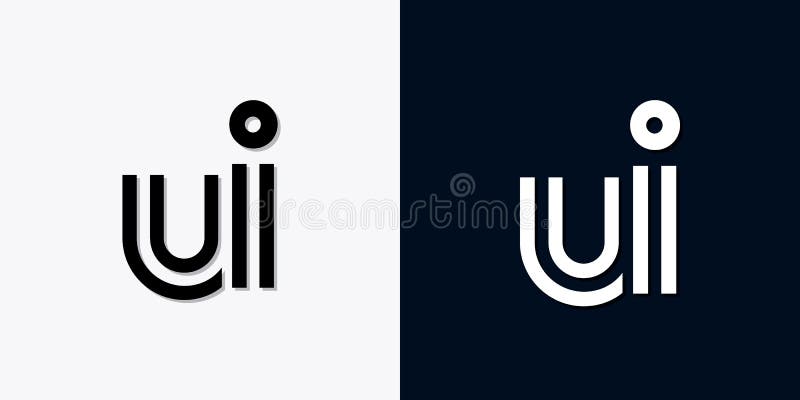 Letter Ui Logo Stock Illustrations – 3,752 Letter Ui Logo Stock ...