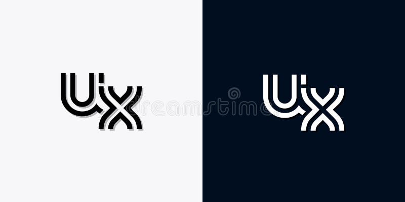 Letter Ux Logo Stock Illustrations – 1,644 Letter Ux Logo Stock ...