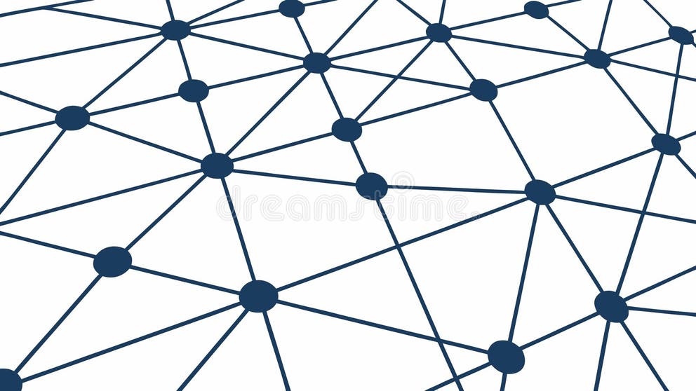 Modern Abstract Interconnected Network Digital Pattern, Vector Design Generative AI Stock Vector ...