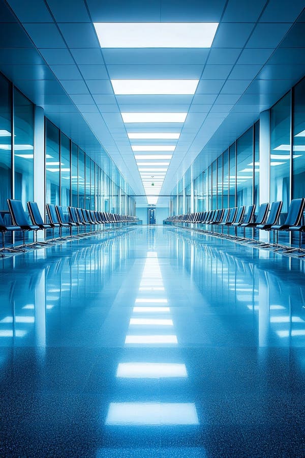 Modern, Abstract Interior with Sleek Lines, Blurred Background, and ...