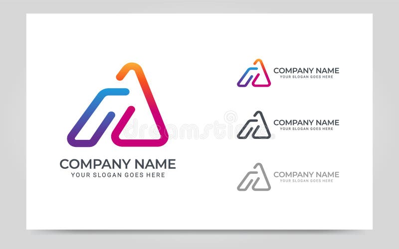 Modern Abstract Letter a Logo Design. Abstract Template Design ...