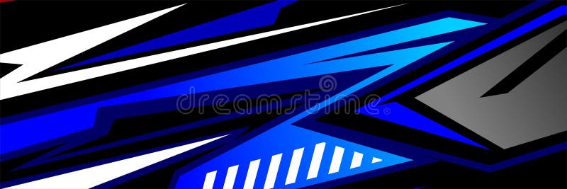 Modern Abstract Line Livery Car Wrap Design Vector Stock Illustration ...
