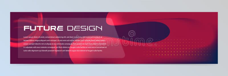 Modern Abstract Linkedin Banner Template Stock Vector - Illustration of ...
