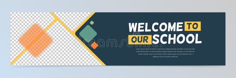 Modern Abstract Linkedin Banner Template Stock Vector - Illustration of ...