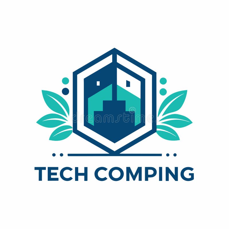 A Modern, Abstract Logo Design for a Tech Co-working Space Featuring a ...