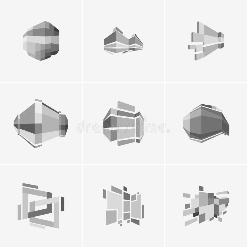 Modern Abstract Logo or Element Design. Best for Identity and Logotypes ...