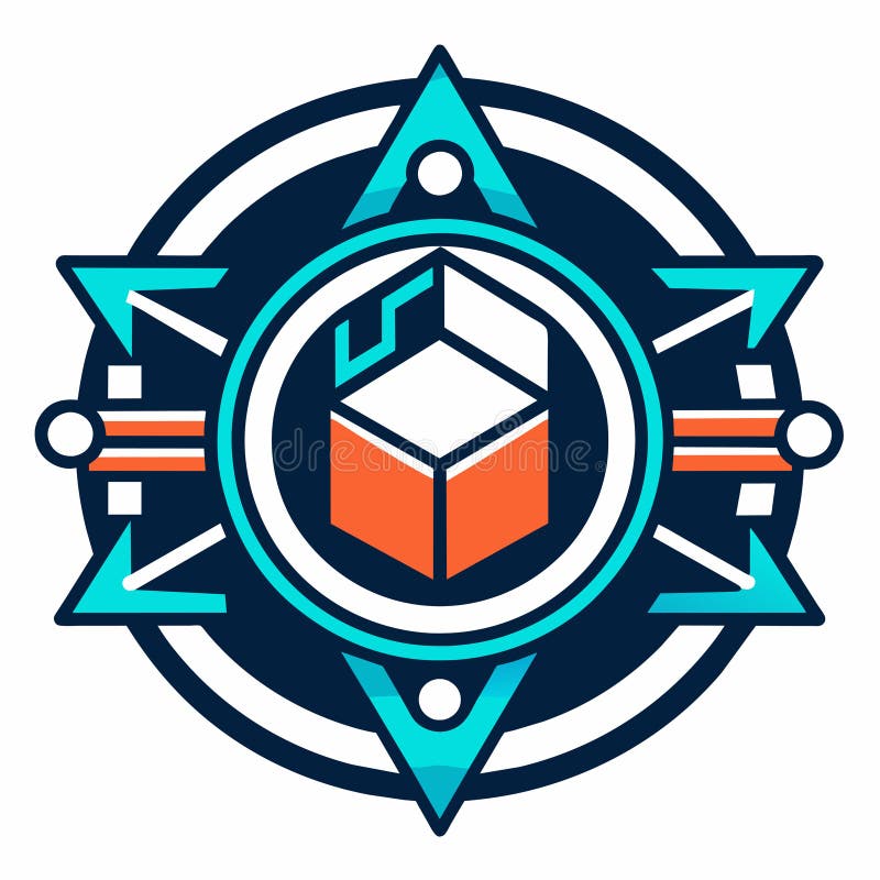 A Modern, Abstract Logo Featuring a Stylized Shield, City Skyline, and ...