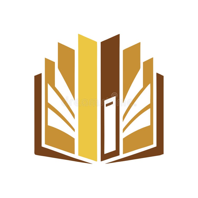 Abstract Open Book Logo Design with Modern Architecture Style ...