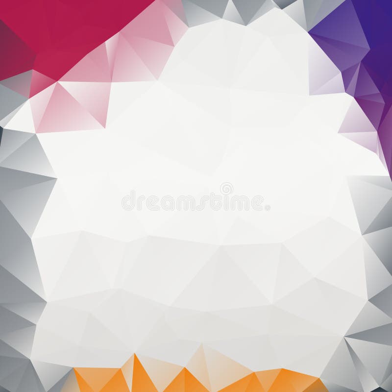 Modern Abstract Low Poly Geometric Frame Polygonal Background Vector ...