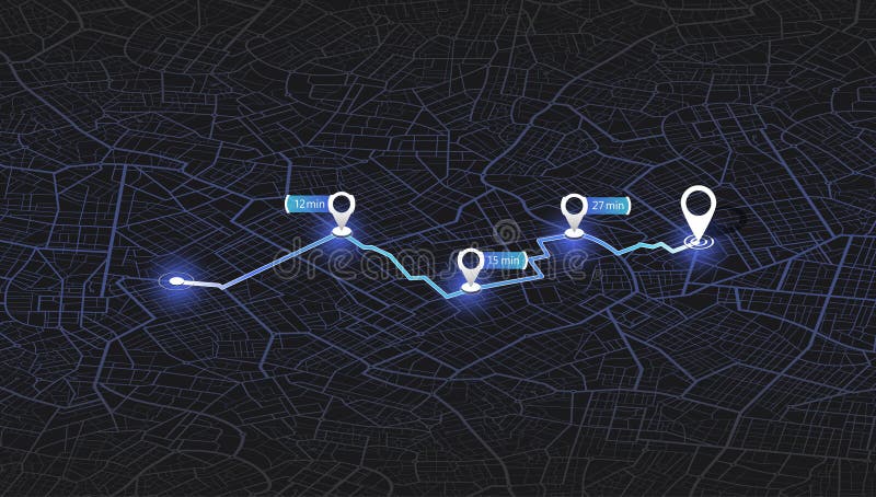 Modern Abstract Map Design: a Visually Stunning Composition of Colorful ...