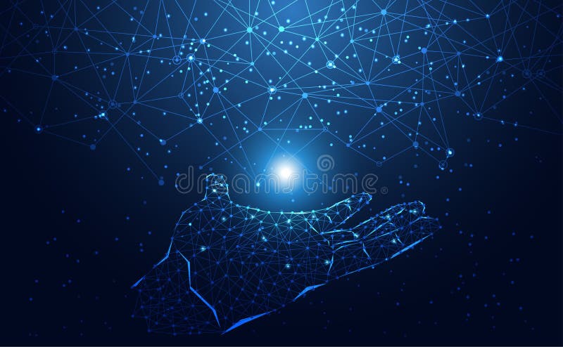 Future Blue Abstract Background Blurs and Shades Stock Illustration ...