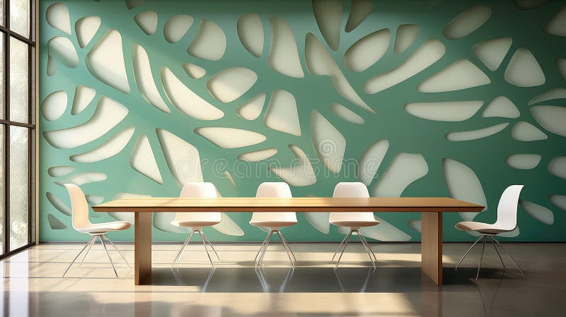 Modern Abstract Office Background Stock Illustration - Illustration of ...