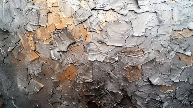 Modern Abstract Plaster in Silver Color. the Silver Texture of the ...