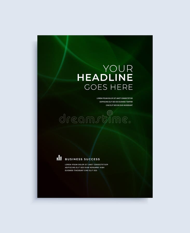 Modern Abstract Poster Cover Design Vector Template. Stock Vector ...