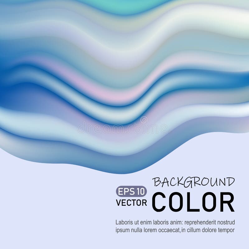 Modern Abstract Poster Design. Abstract Background with Liquid Flowing ...