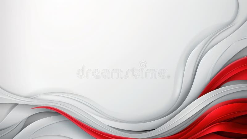 Modern Abstract Poster Design with Grey Background and Dynamic Waves ...