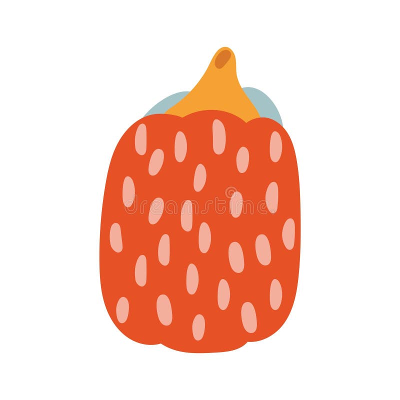 Modern Abstract Pumpkins with Pattern. Clip Art. Vector Illustration ...