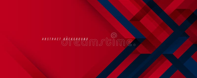 Modern Abstract Red Gradient Geometric Shapes Background with Dark Blue ...
