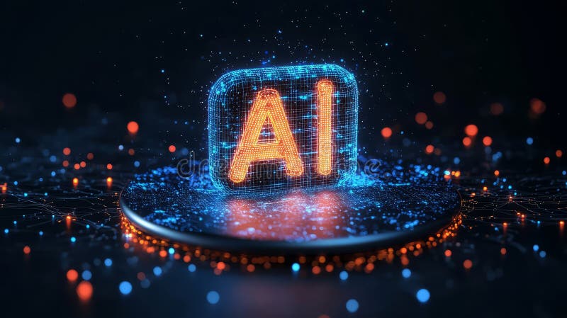 Modern Abstract Representation of Artificial Intelligence in Digital ...