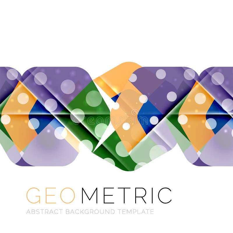 Modern Abstract Round Shapes Background Stock Vector - Illustration of ...