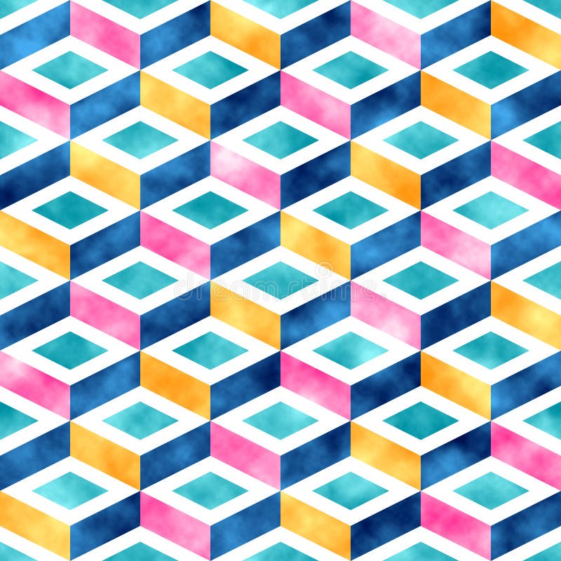 Modern Abstract Seamless Pattern Stock Illustration - Illustration of ...