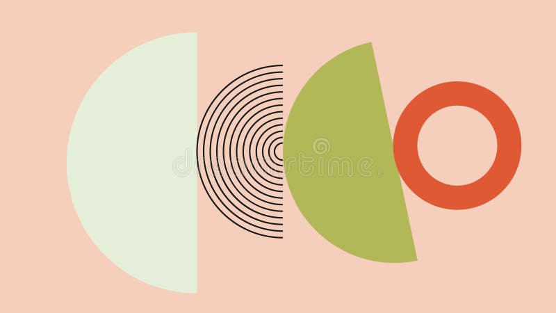 Modern Abstract Shape Background Stock Illustration - Illustration of ...