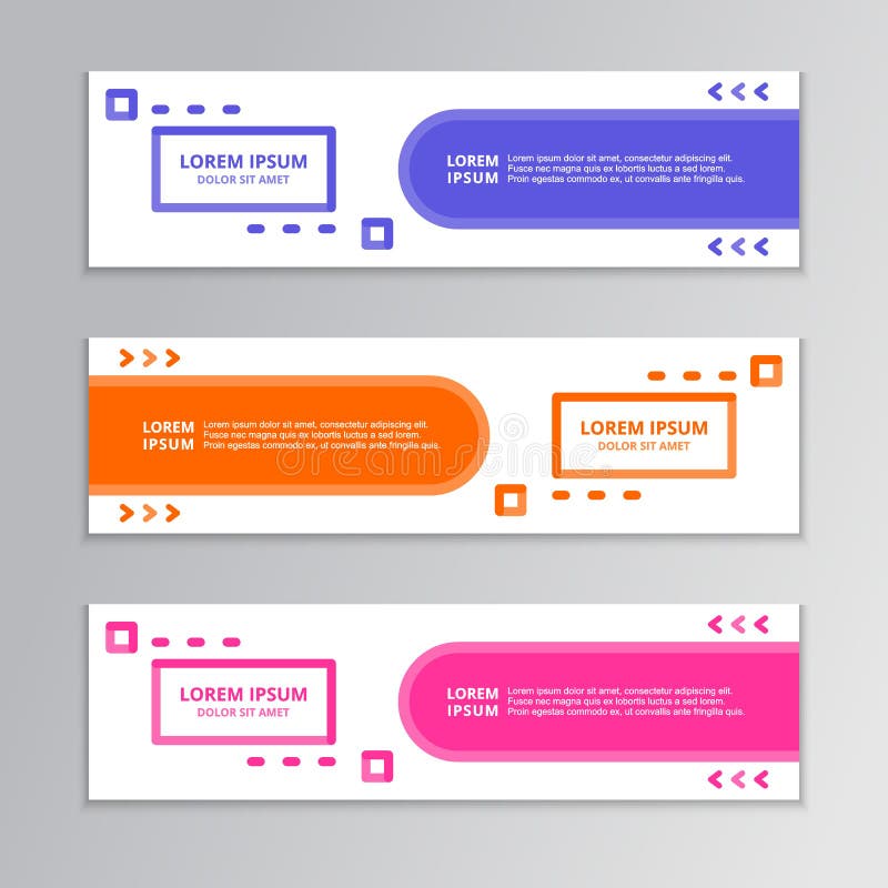 Modern Abstract Shape, Business Banner Template, Corporate Design Stock ...