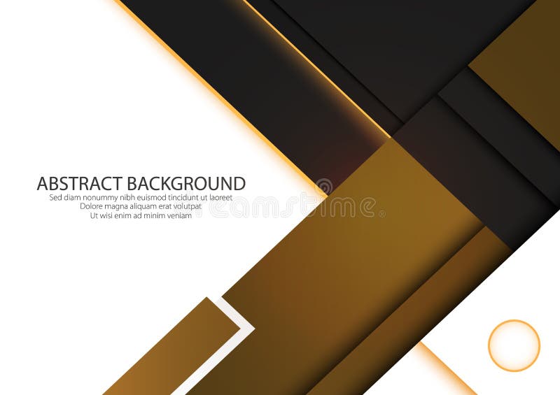 Modern Abstract Side Line Beige Color Shape. Design Graphic Vector ...