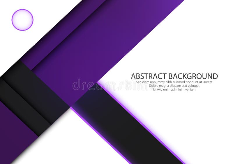 Modern Abstract Side Line Purple Color Shape. Design Graphic Vector ...