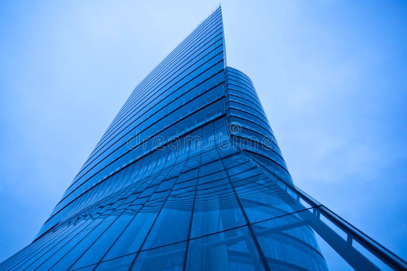 Modern Abstract Skyscraper Tower Stock Photo - Image of glass, district ...