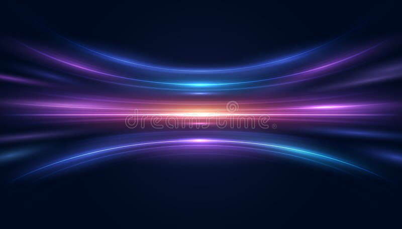 Modern Abstract Speed Line Background. Dynamic Motion Speed of Light ...