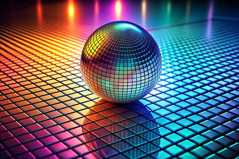 Modern Abstract Sphere Illustration a Rule of Thirds Composition for ...