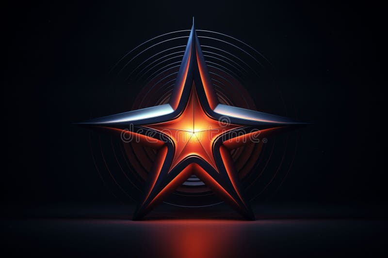 Modern and Abstract Star Logo Design with Stock Illustration ...