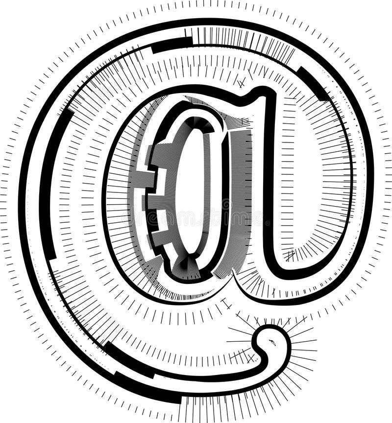 Modern Abstract Striped Design at Symbol with Lines Stock Vector ...