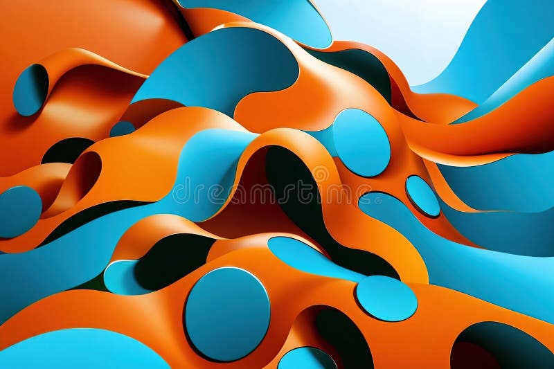 Modern Abstract Surrealist Background Stock Illustration - Illustration ...