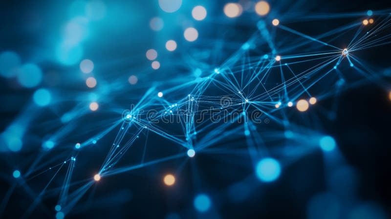 Modern Abstract Technology Background Showcasing Data Connections for ...