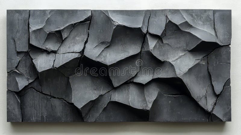 Modern Abstract Texture Design with Jagged Geometric Shapes in Dark ...