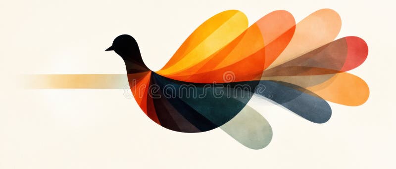 Modern Abstract Turkey Design with Vibrant Colors and Smooth Shapes ...